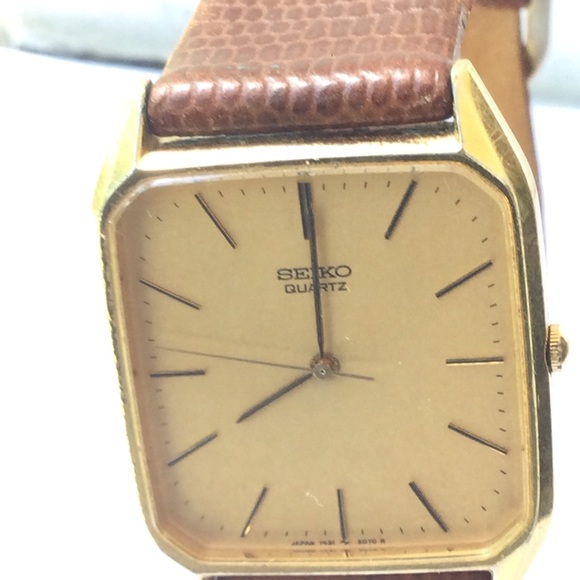 Seiko | Other | Vintage Mens Seiko Rectangular Watch | Poshmark